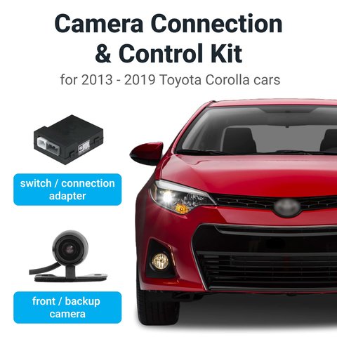 Toyota Corolla Front Backup Camera Control Connection Kit Smart Car ...