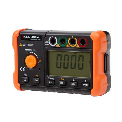 Victor 4105A Digital Earth Resistance Tester - ToolBoom